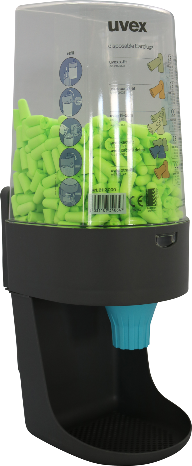 UVEX Dispenser One2click w/X-fit earplugs