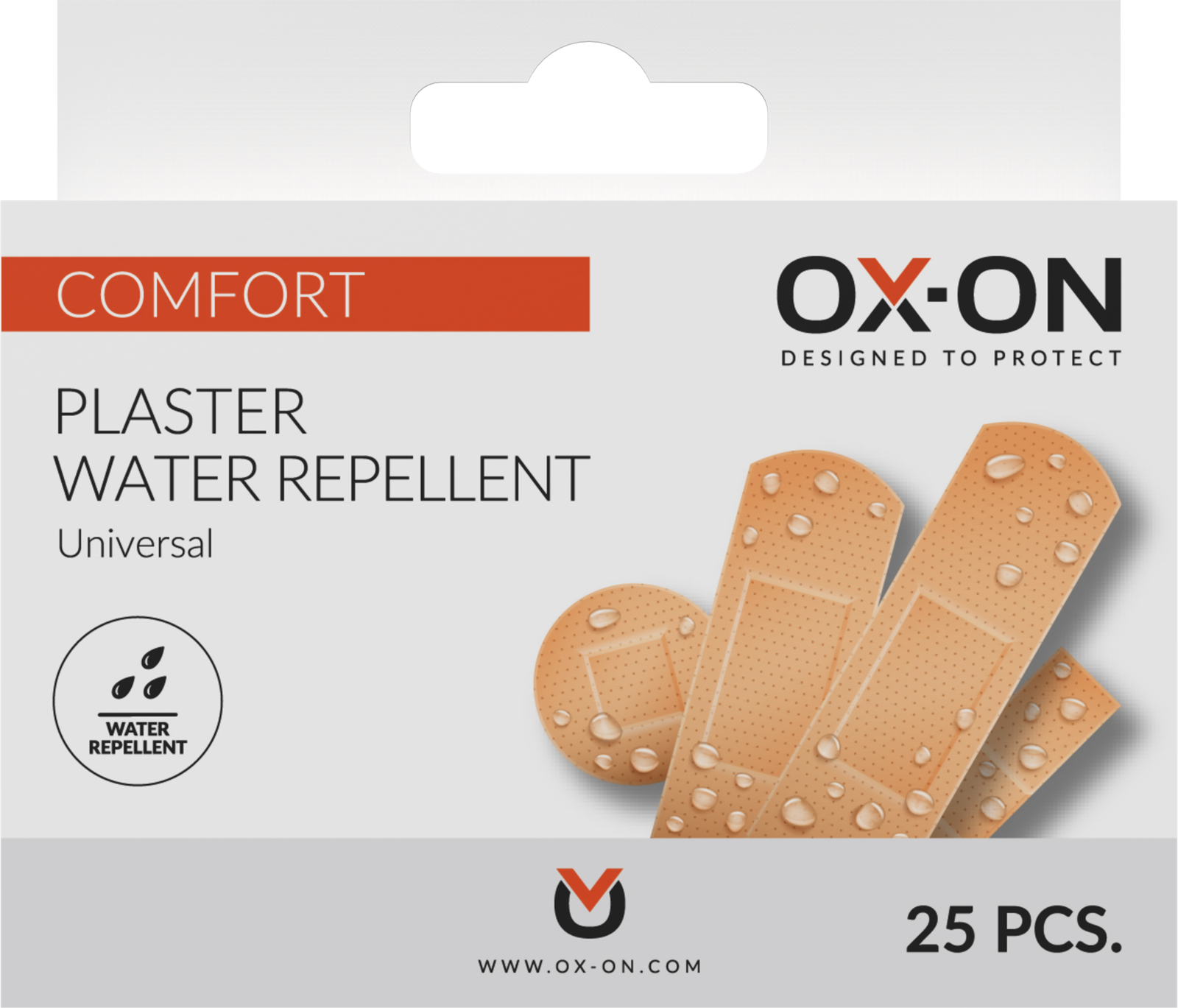 OX-ON Plaster Water Repellent Comfort, 25 Pcs.